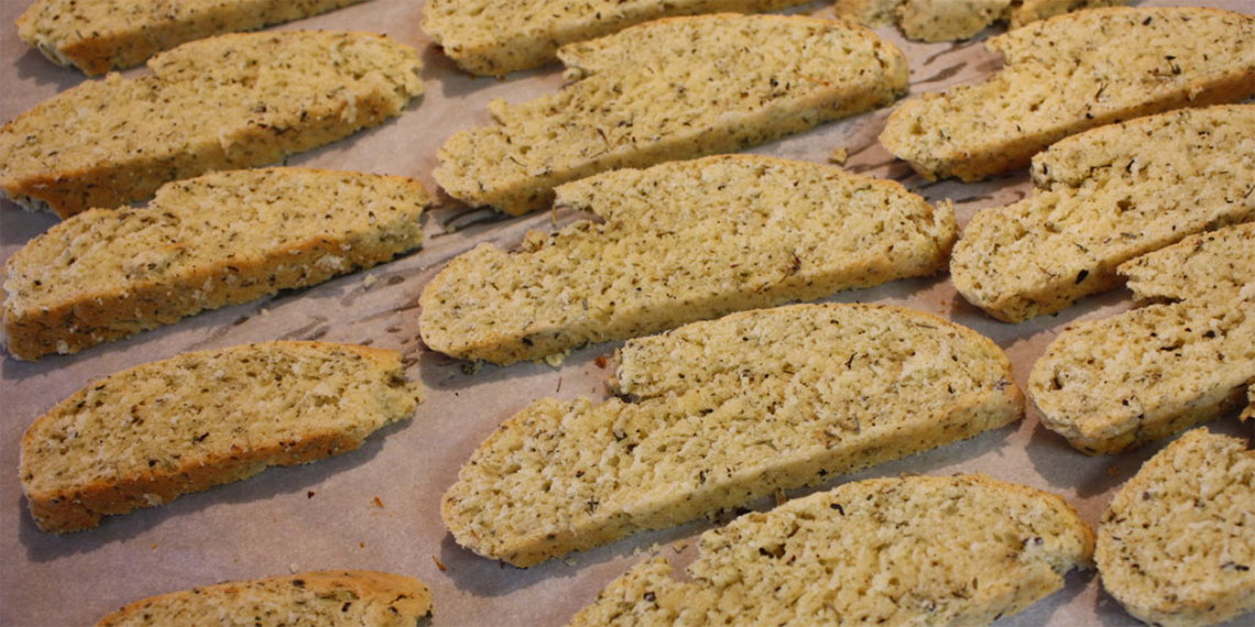 Savory Herb and Cheese Biscotti - Don't Sweat The Recipe